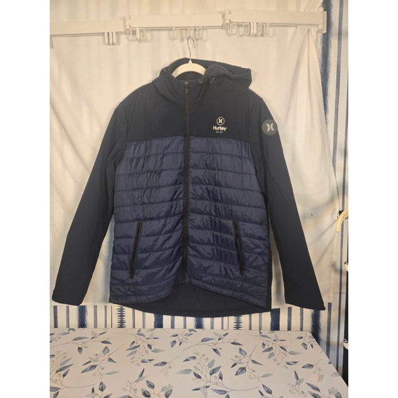 Hurley | Jackets & Coats | Mens Hurley Navy Puffer Jacket Xl | Poshmark